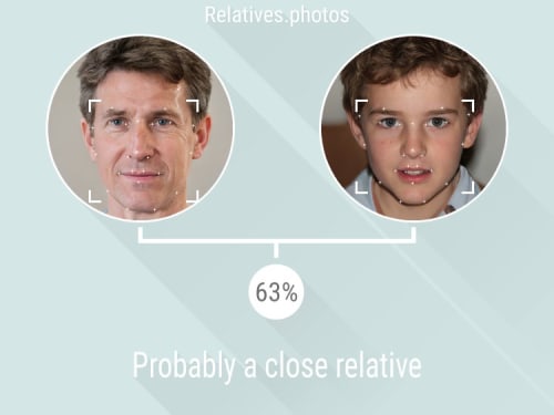 AI-powered kinship and paternity assessment — compare relatives from photos